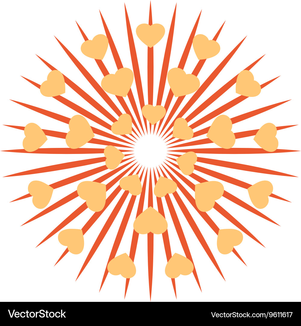 Fireworks icon isolated Royalty Free Vector Image