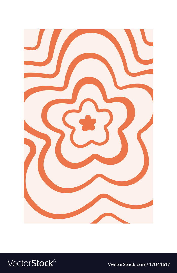 Floral rectangle pattern Royalty Free Vector Image