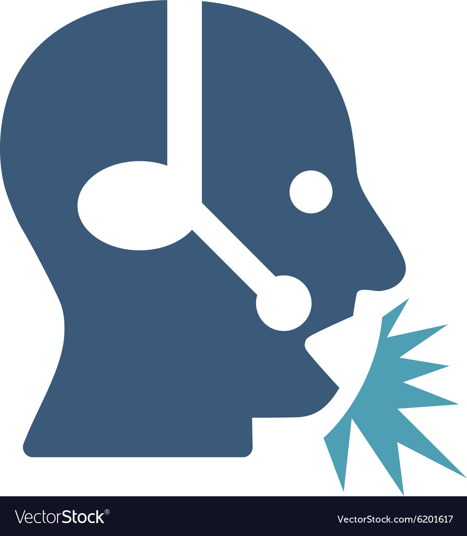 Operator speech icon Royalty Free Vector Image