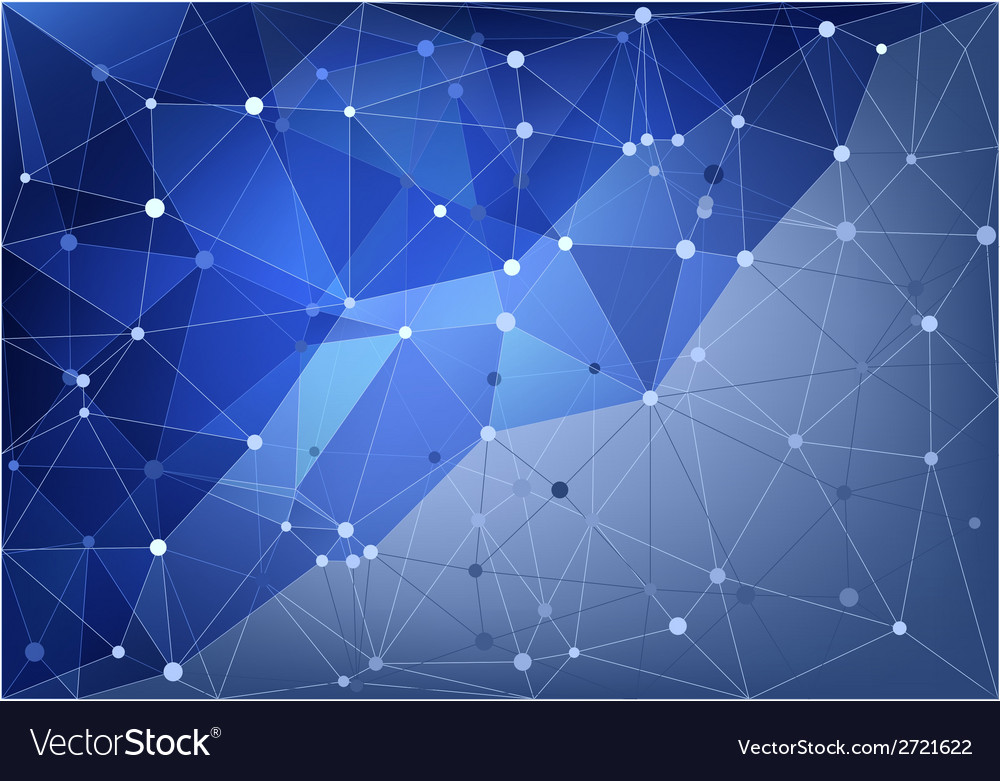 Abstract triangle net Royalty Free Vector Image
