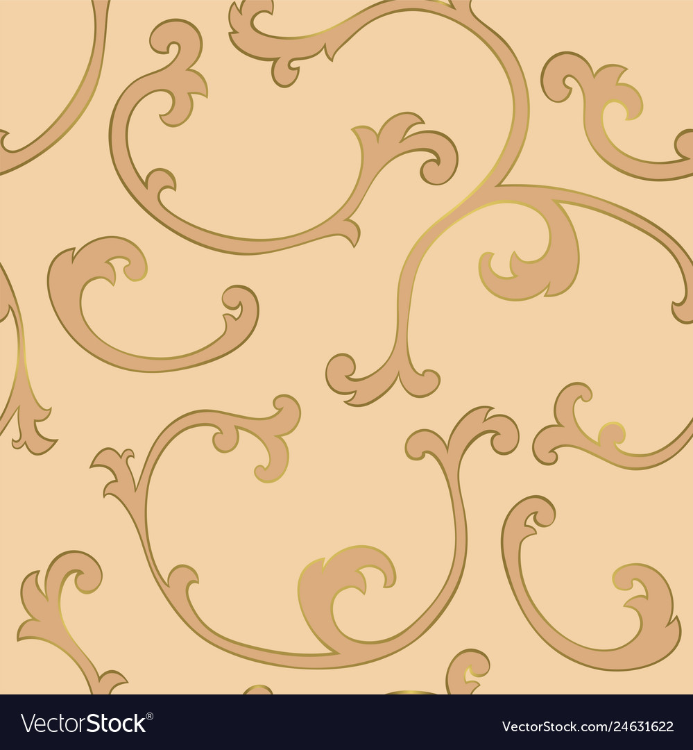 Oriental beige pattern Royalty Free Vector Image
