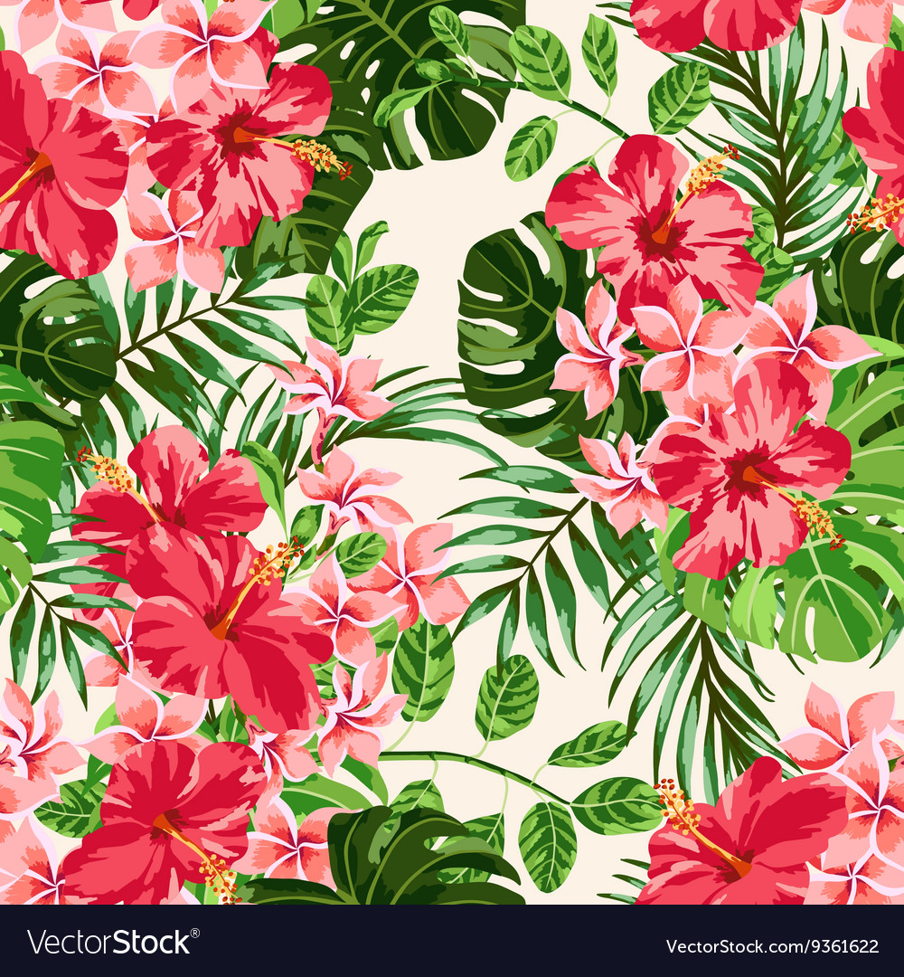 Seamless exotic pattern Royalty Free Vector Image