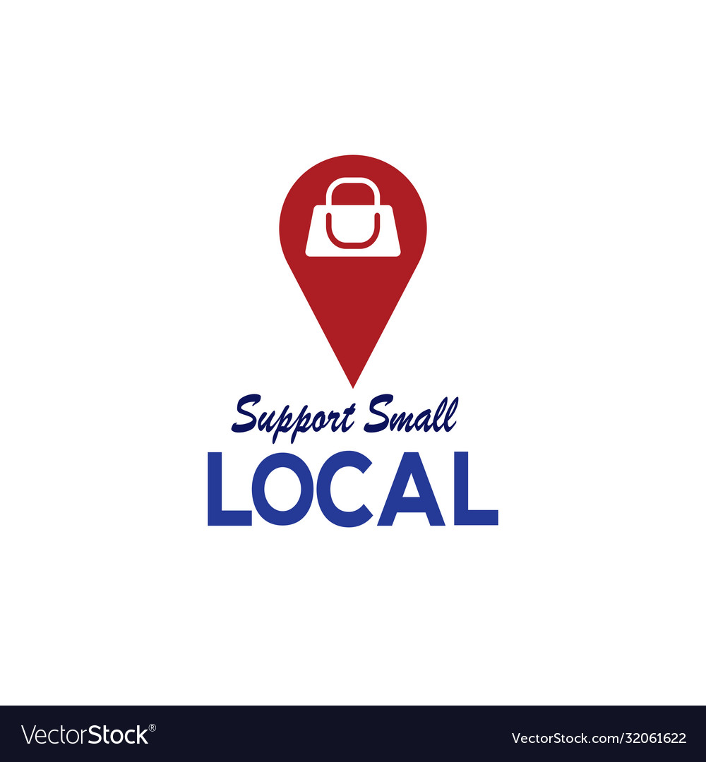 Support small poster Royalty Free Vector Image