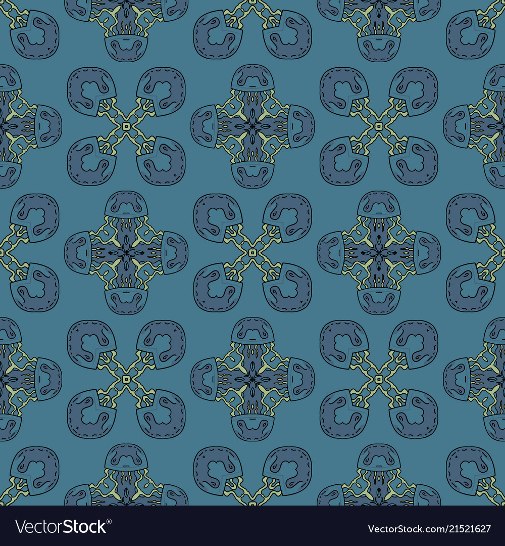 Biomorphic seamless pattern Royalty Free Vector Image