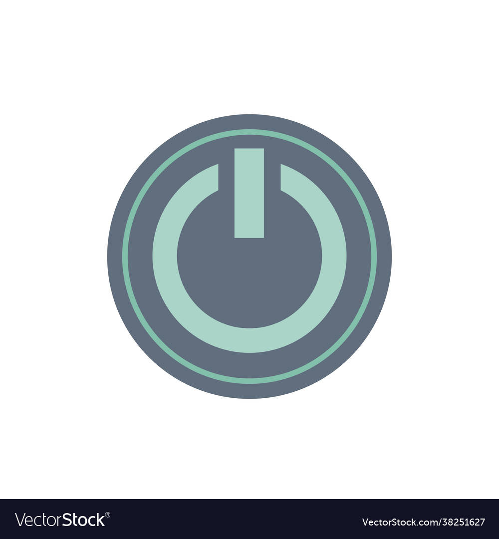 Power button Royalty Free Vector Image - VectorStock