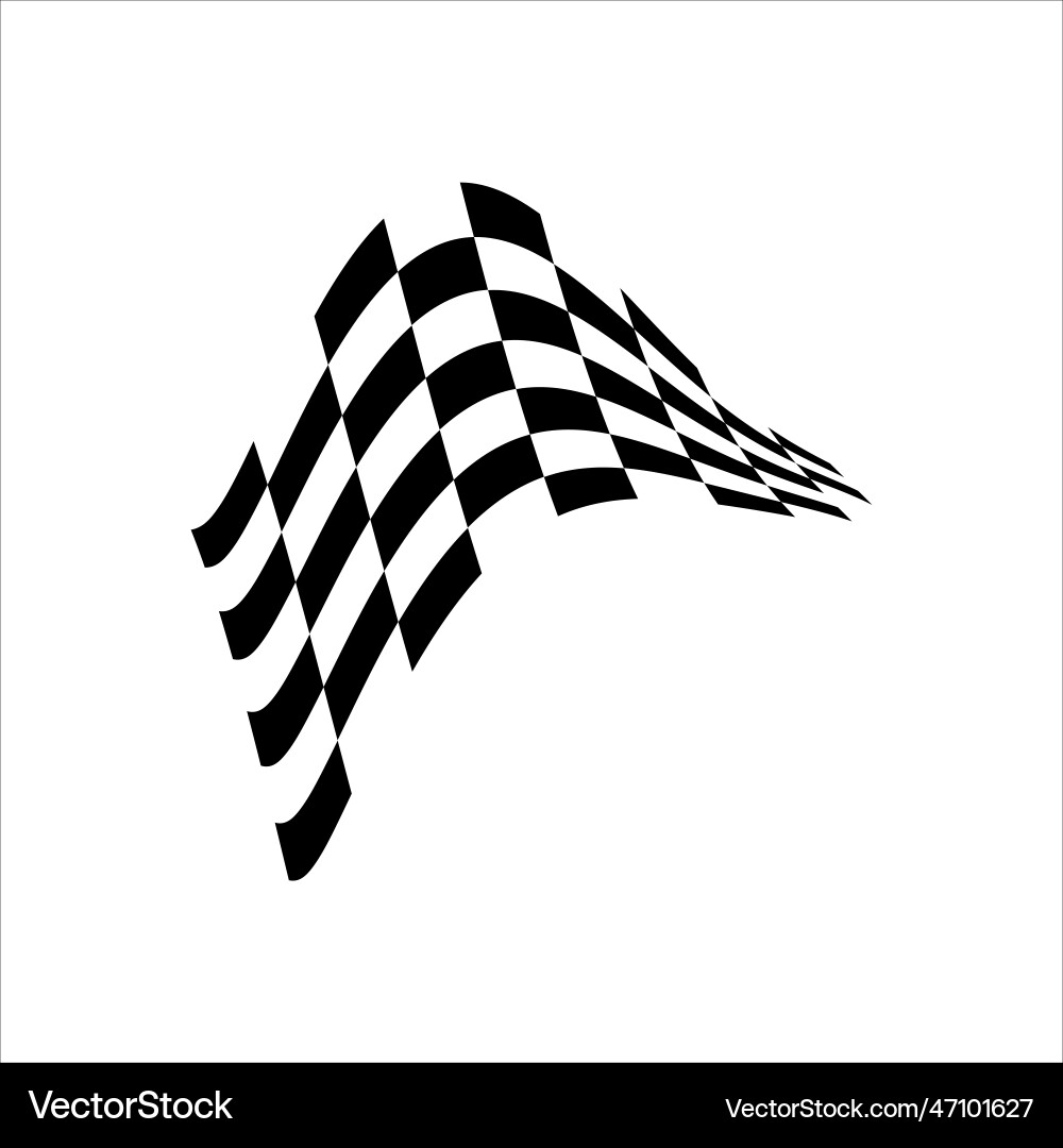 Race finish flag Royalty Free Vector Image - VectorStock