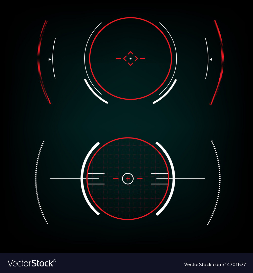 Radar interface future Royalty Free Vector Image Radar interface future Royalty Free Vector Image