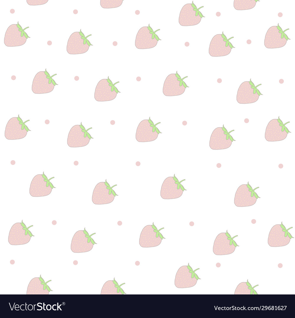 Seamless pattern strawberry Royalty Free Vector Image