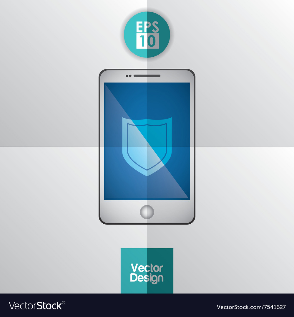 Security system design Royalty Free Vector Image