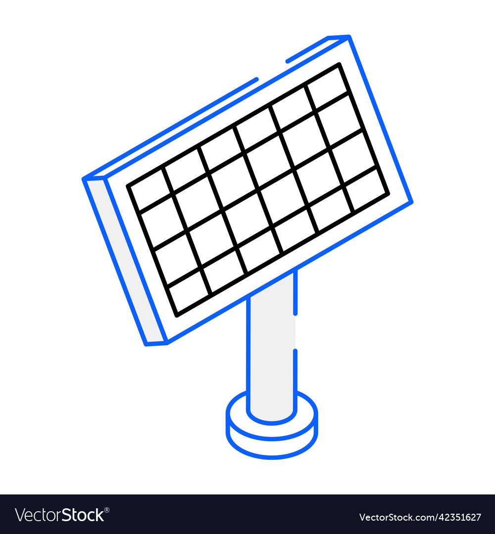 Solar panel Royalty Free Vector Image - VectorStock