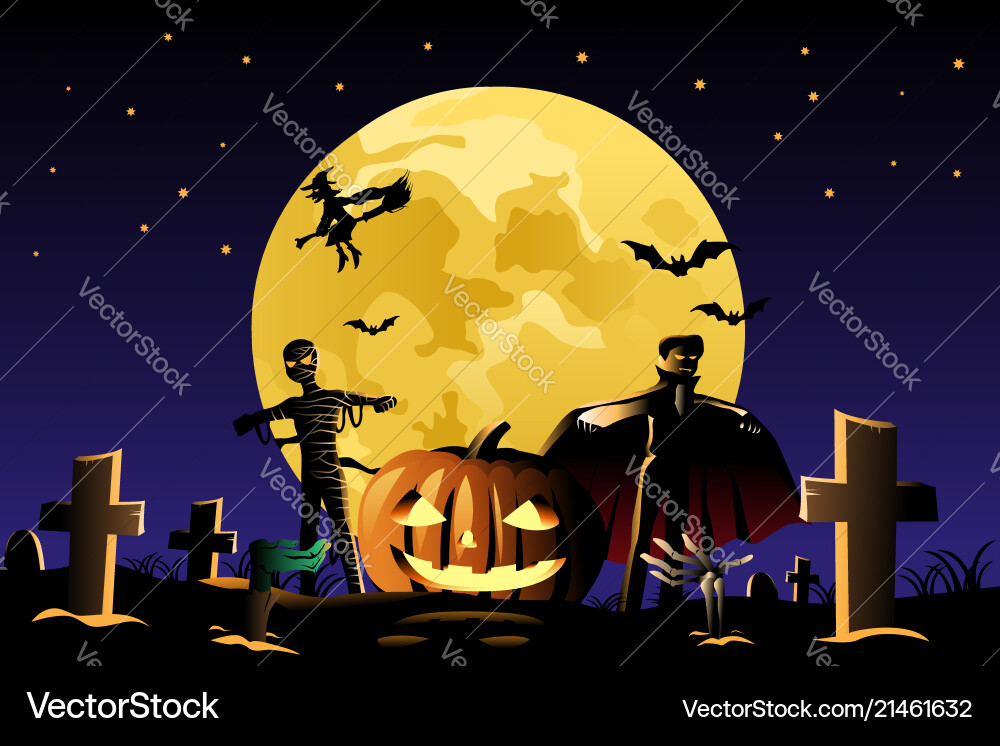 A halloween background design for halloween poster