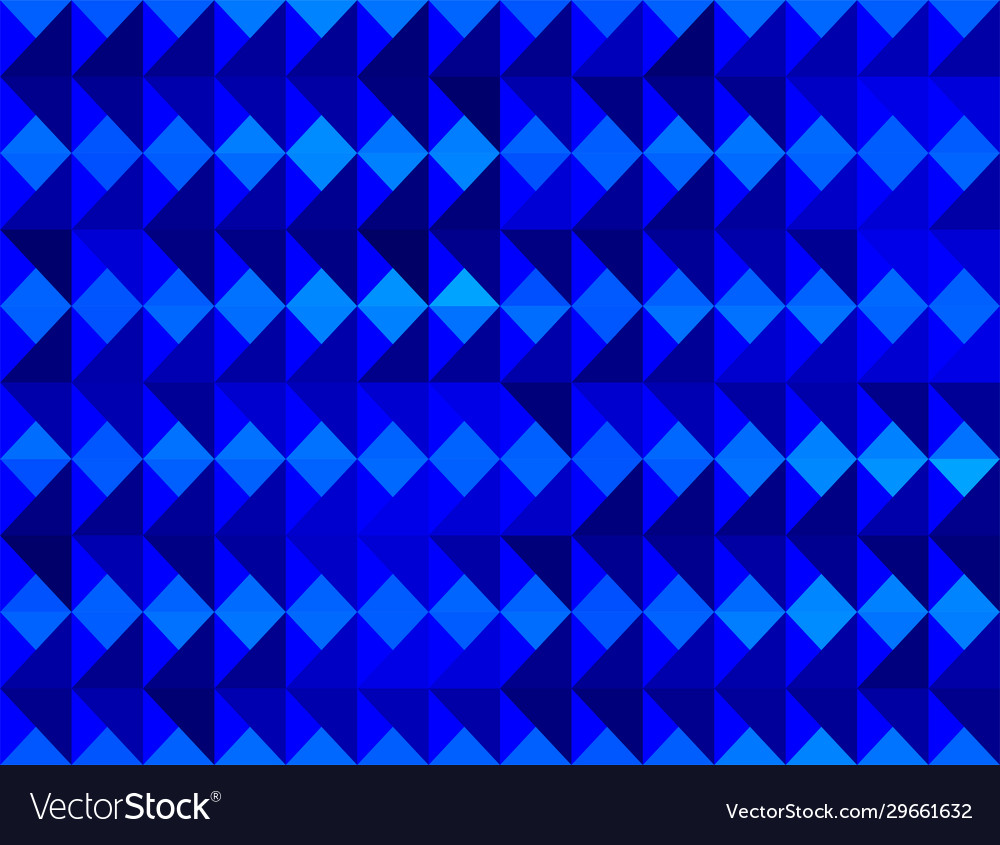 Blue triangular pattern gradient background Vector Image