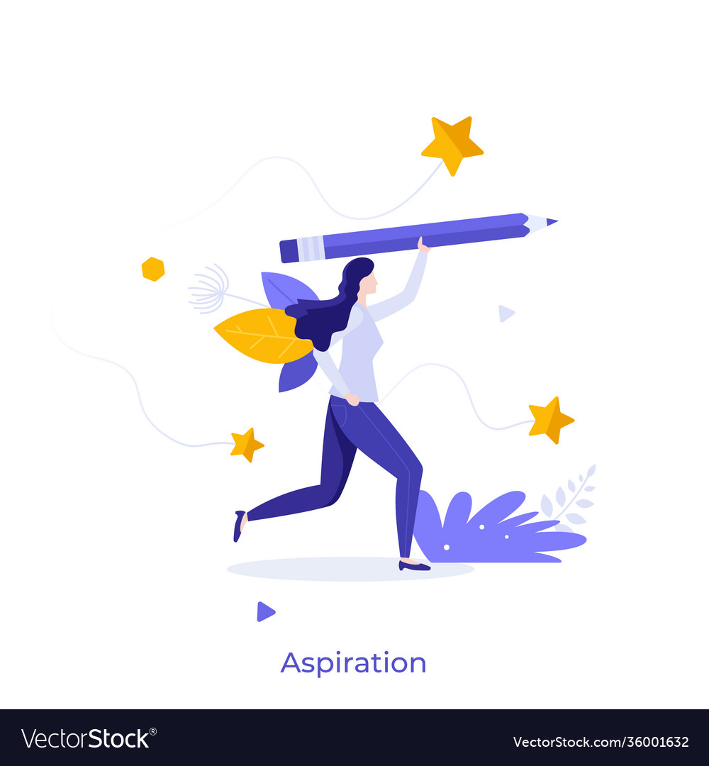 Flat character concept Royalty Free Vector Image