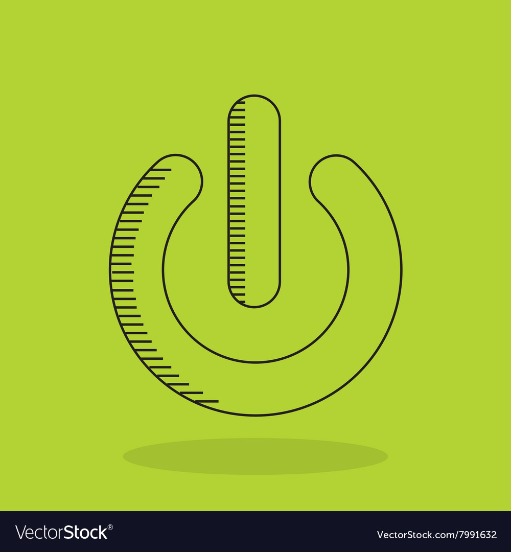 Power button design Royalty Free Vector Image - VectorStock