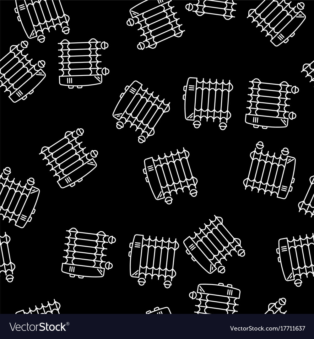 House heating seamless pattern Royalty Free Vector Image