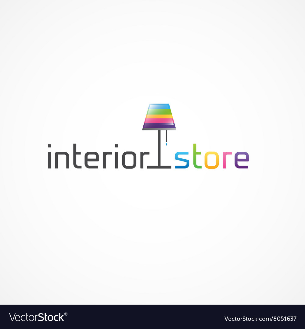 Interior store Royalty Free Vector Image - VectorStock