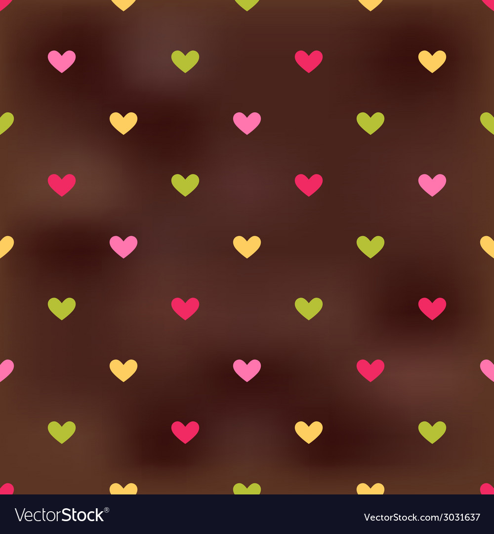 Seamless heart pattern background Royalty Free Vector Image