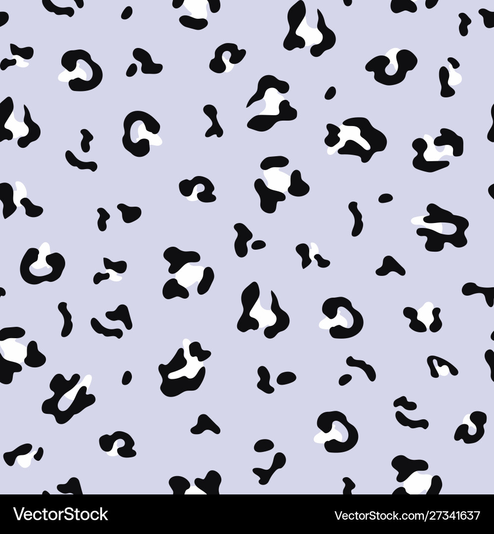 Seamless leopard pattern print Royalty Free Vector Image