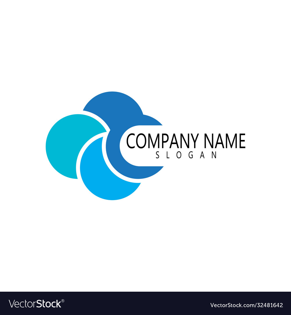 Cloud logo Royalty Free Vector Image - VectorStock