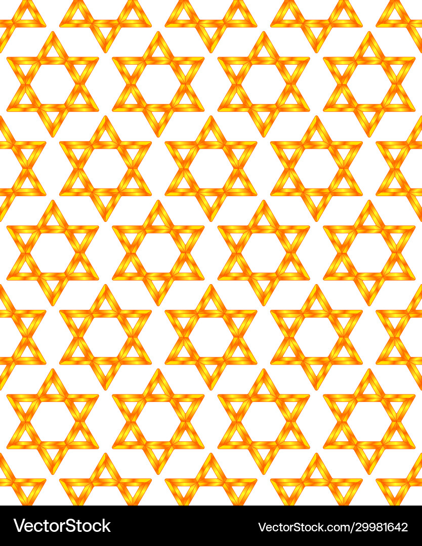 Star david pattern Royalty Free Vector Image - VectorStock