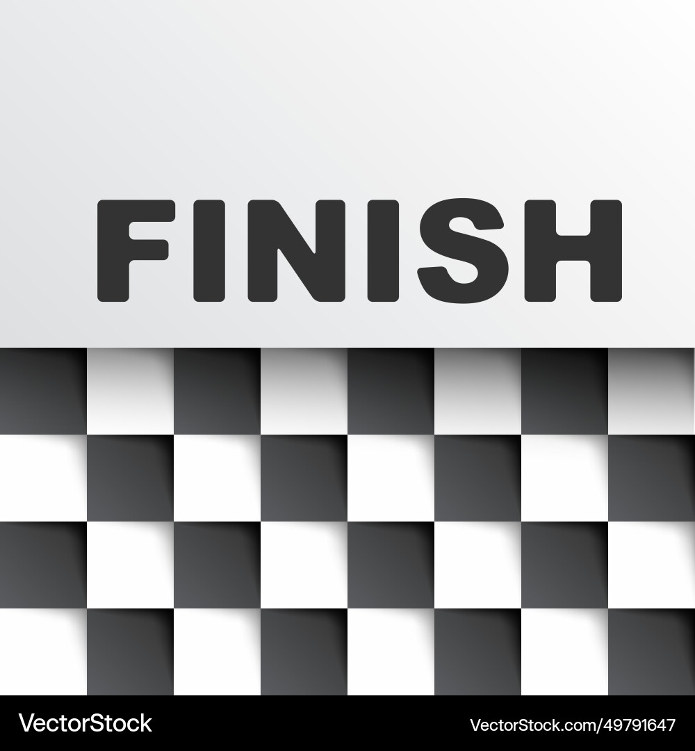 Black and white finish background Royalty Free Vector Image