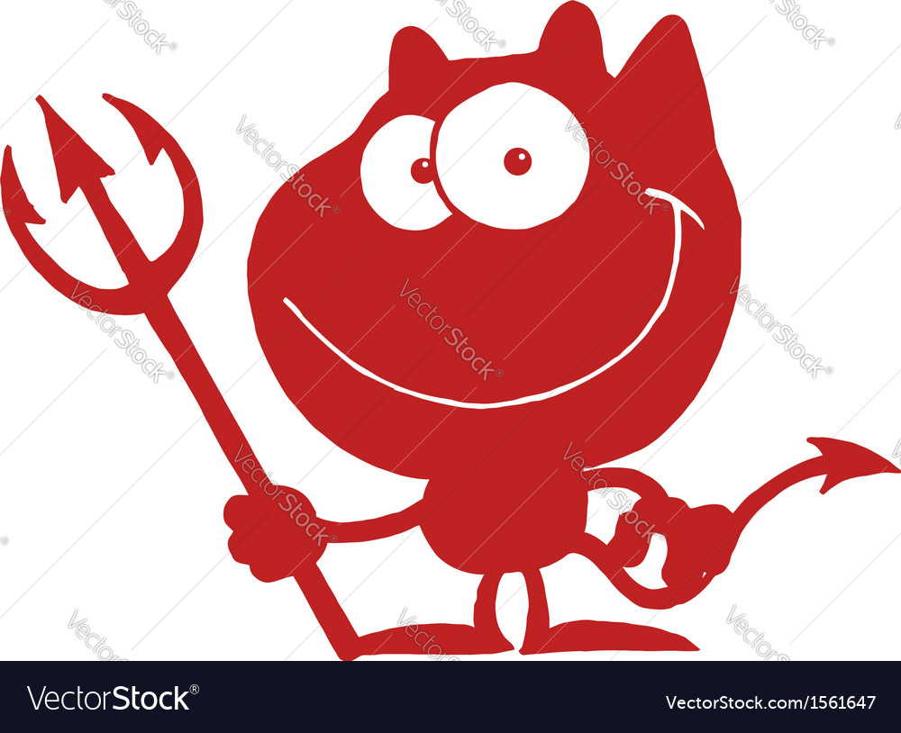 Cartoon devil Royalty Free Vector Image - VectorStock