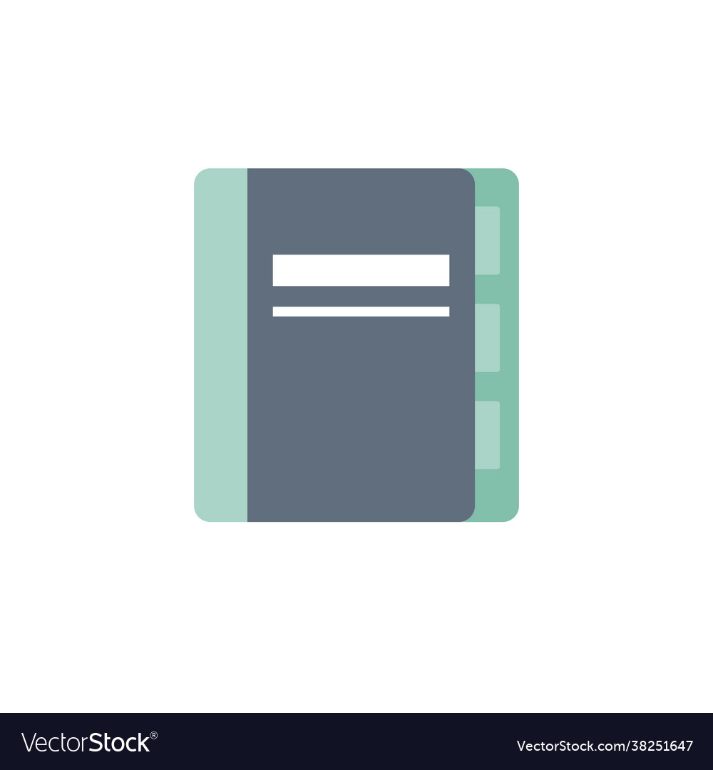 Notebook icon Royalty Free Vector Image - VectorStock