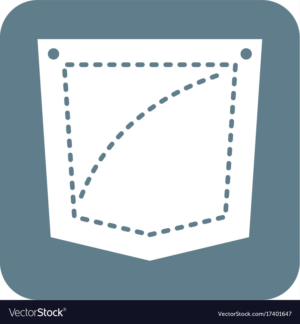 Pocket square Royalty Free Vector Image - VectorStock