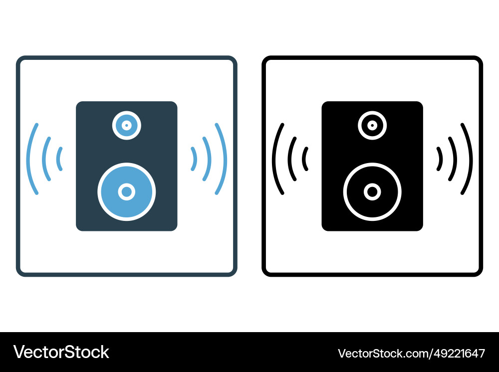Sound box icon related to device multimedia Vector Image