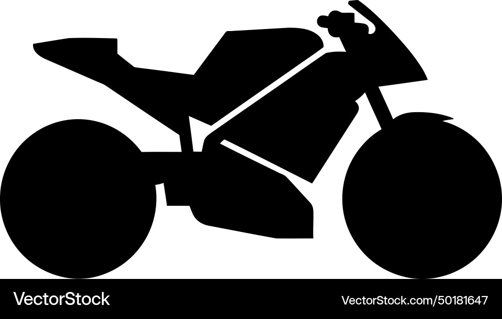 Sportbike icon Royalty Free Vector Image - VectorStock