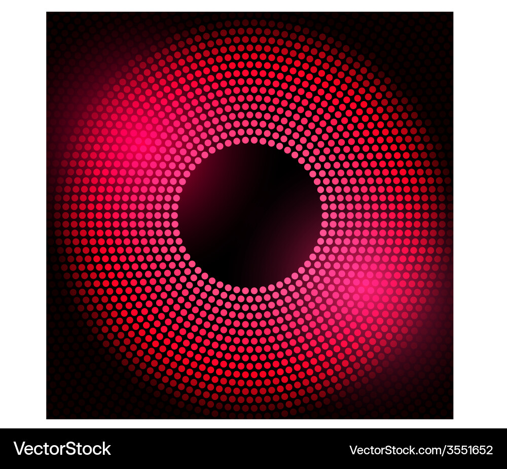 Abstract disco background with halftone Royalty Free Vector