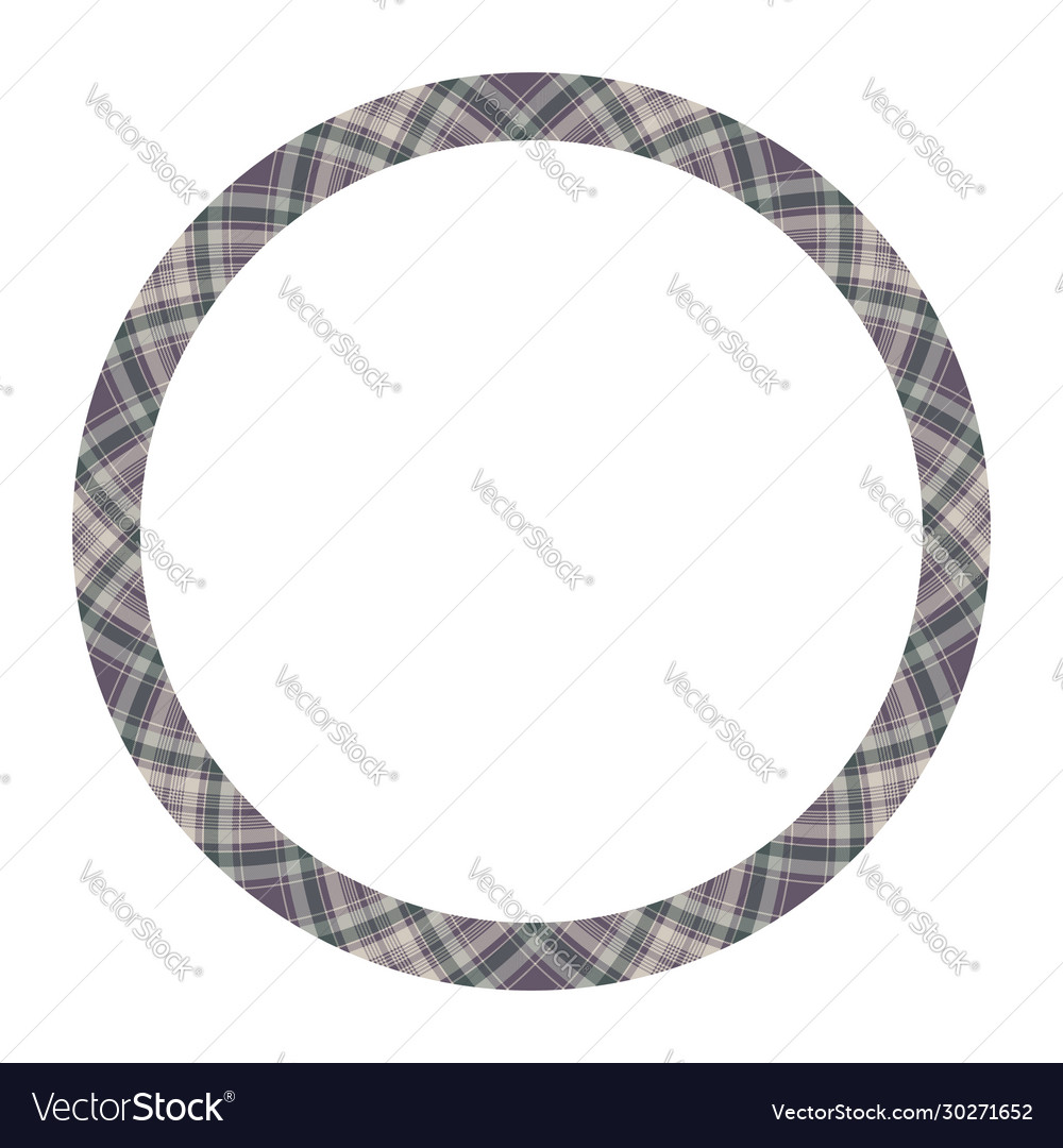 Circle borders and frames round border pattern Vector Image