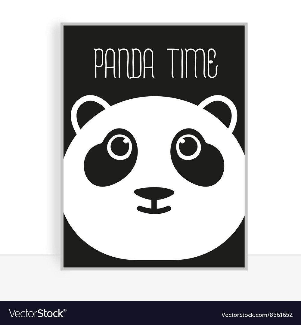 Cute poster Royalty Free Vector Image - VectorStock