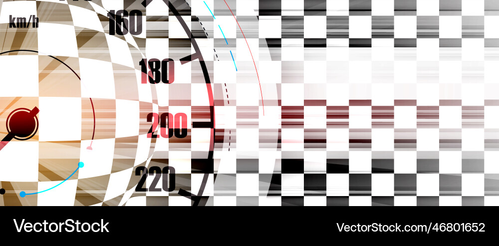 Racing square background abstraction in Royalty Free Vector