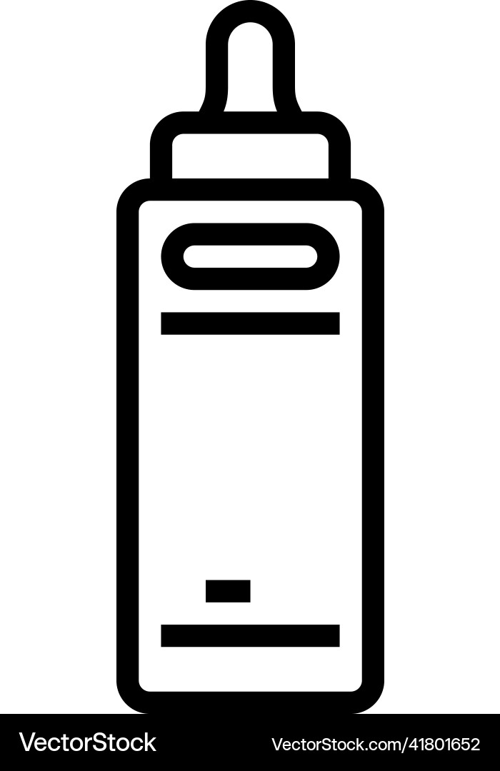 Scalp savior line icon Royalty Free Vector Image