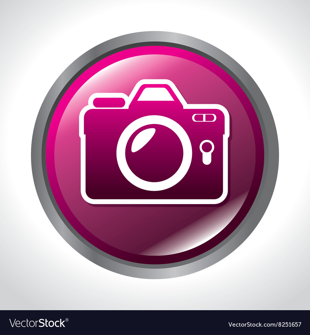 Camera app design Royalty Free Vector Image - VectorStock