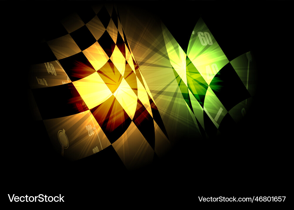 Racing square background abstraction in Royalty Free Vector