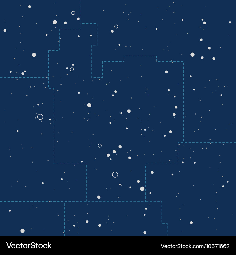 Abstract night sky with stars cosmic background Vector Image
