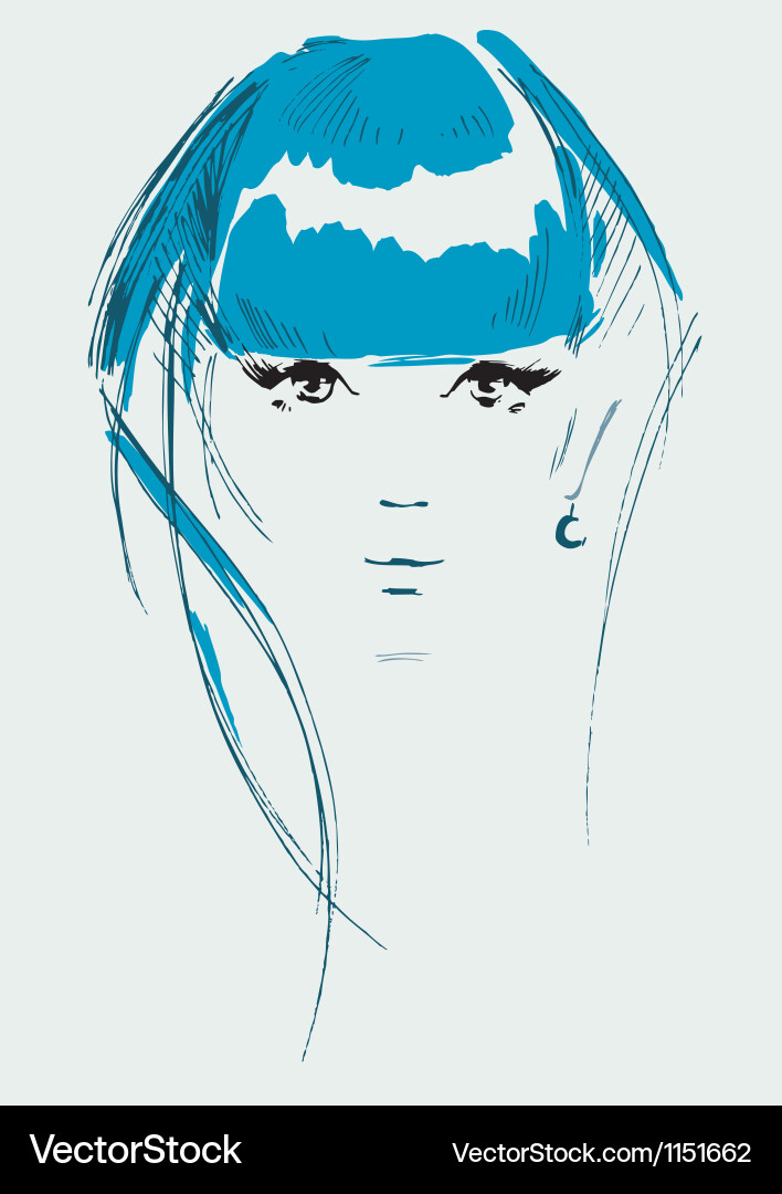 Beautiful woman Royalty Free Vector Image - VectorStock