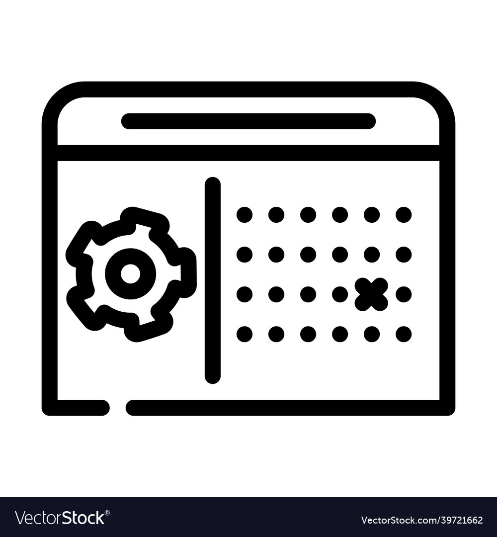 Calendar deadline erp line icon Royalty Free Vector Image Calendar deadline erp line icon Royalty Free Vector Image
