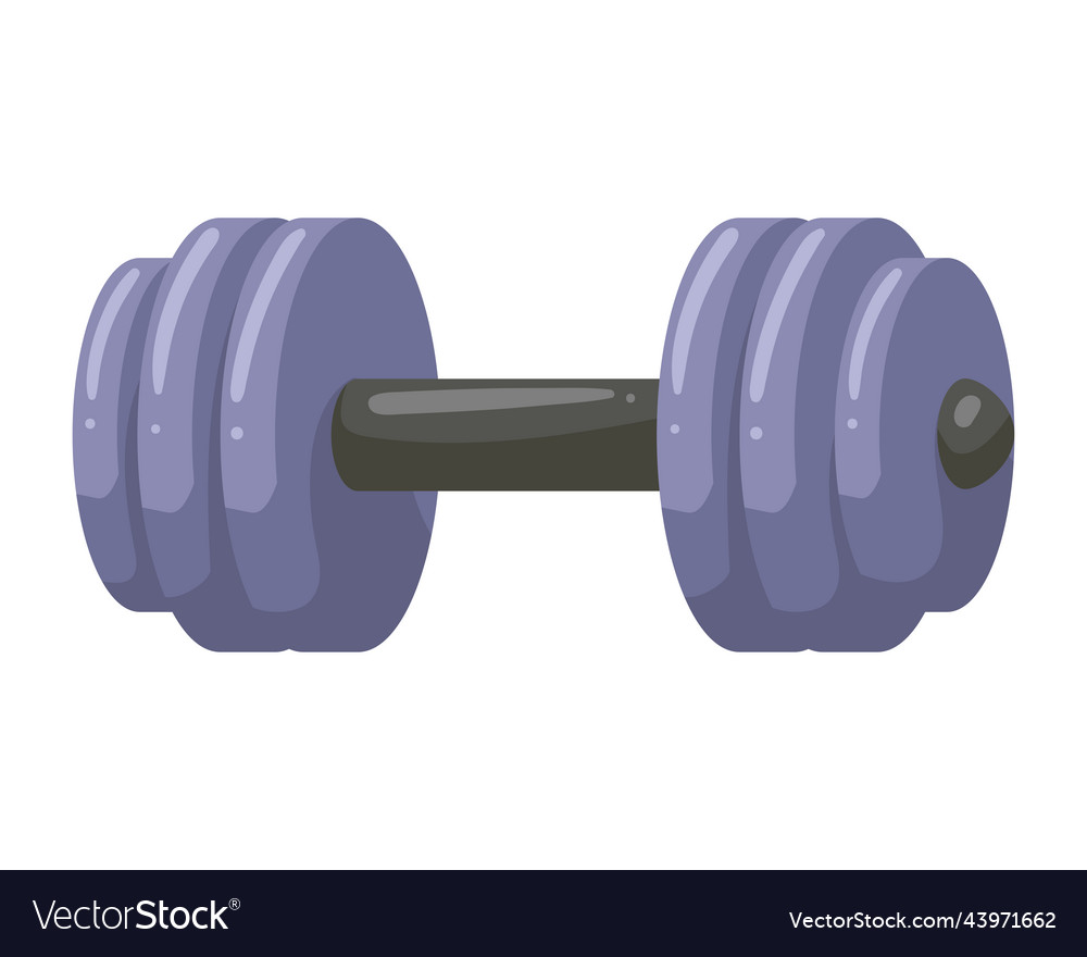 Fitness dumbbell icon Royalty Free Vector Image