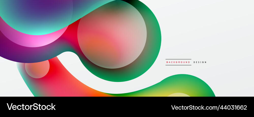 Fluid abstract background liquid color gradients Vector Image