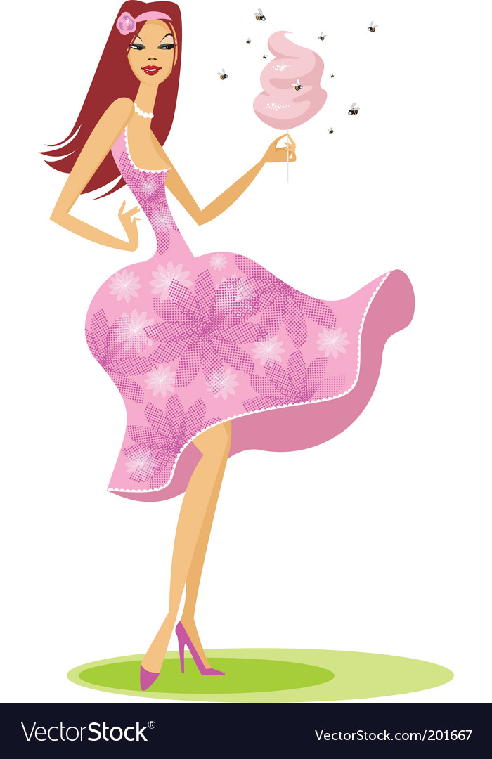 Beautiful lady Royalty Free Vector Image - VectorStock