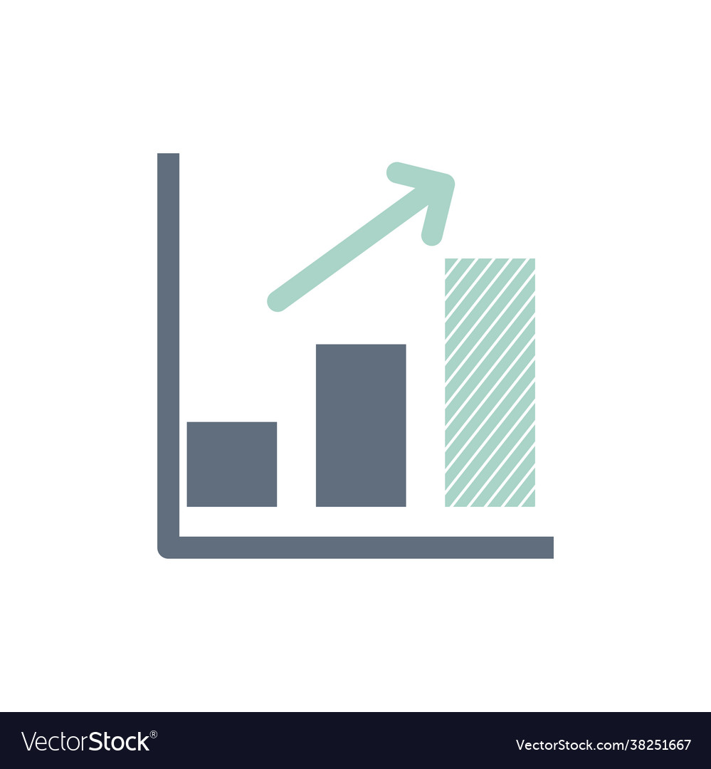 Data analysis graph Royalty Free Vector Image - VectorStock