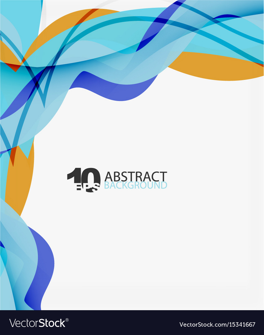 Wave lines abstract background Royalty Free Vector Image