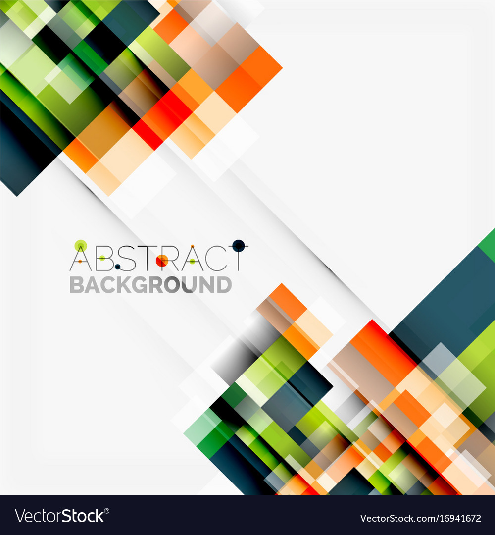 Abstract Blocks Template Design Background Simple Vector Image