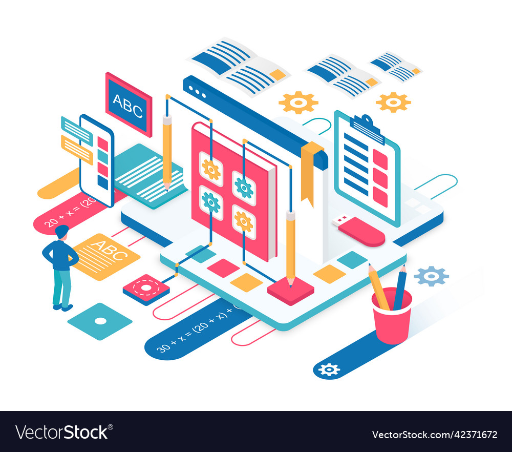 Digital online educational material study platform