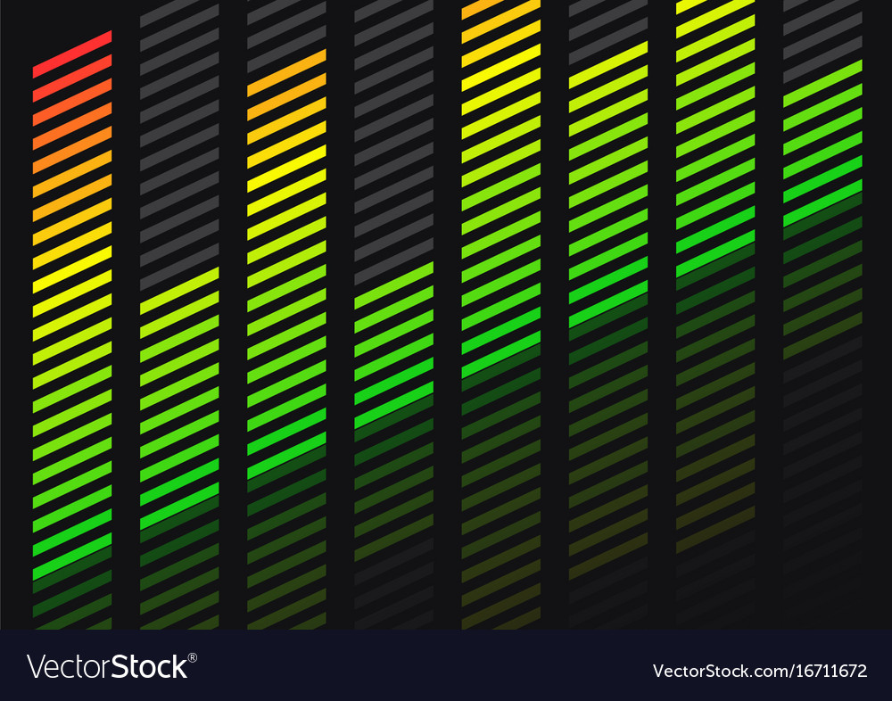Equalizer Royalty Free Vector Image - VectorStock