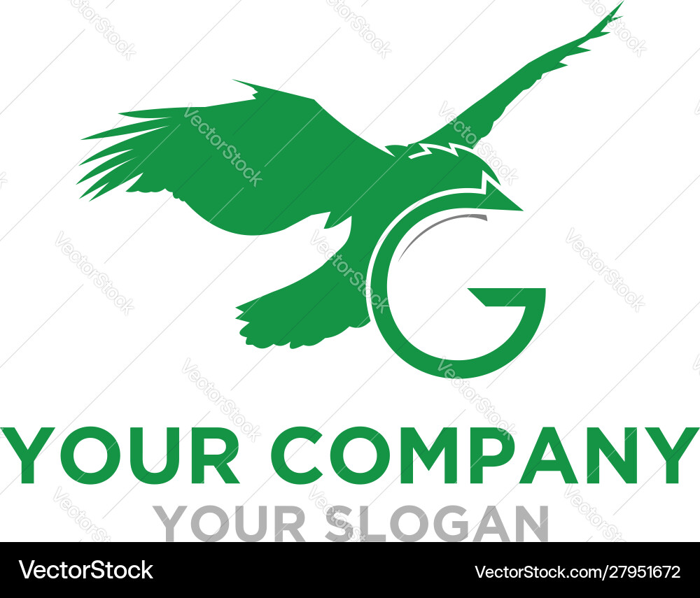 G eagle logo design Royalty Free Vector Image - VectorStock