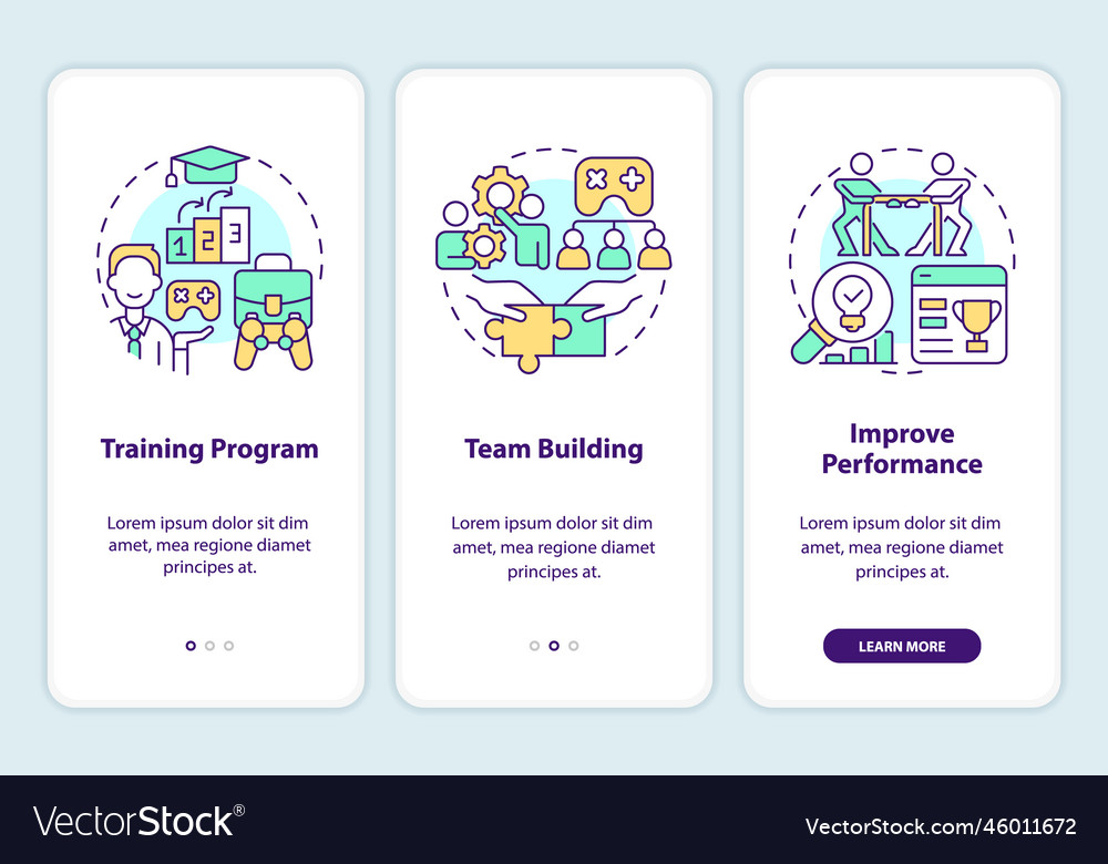 Gamification In Workplace Onboarding Mobile App Vector Image